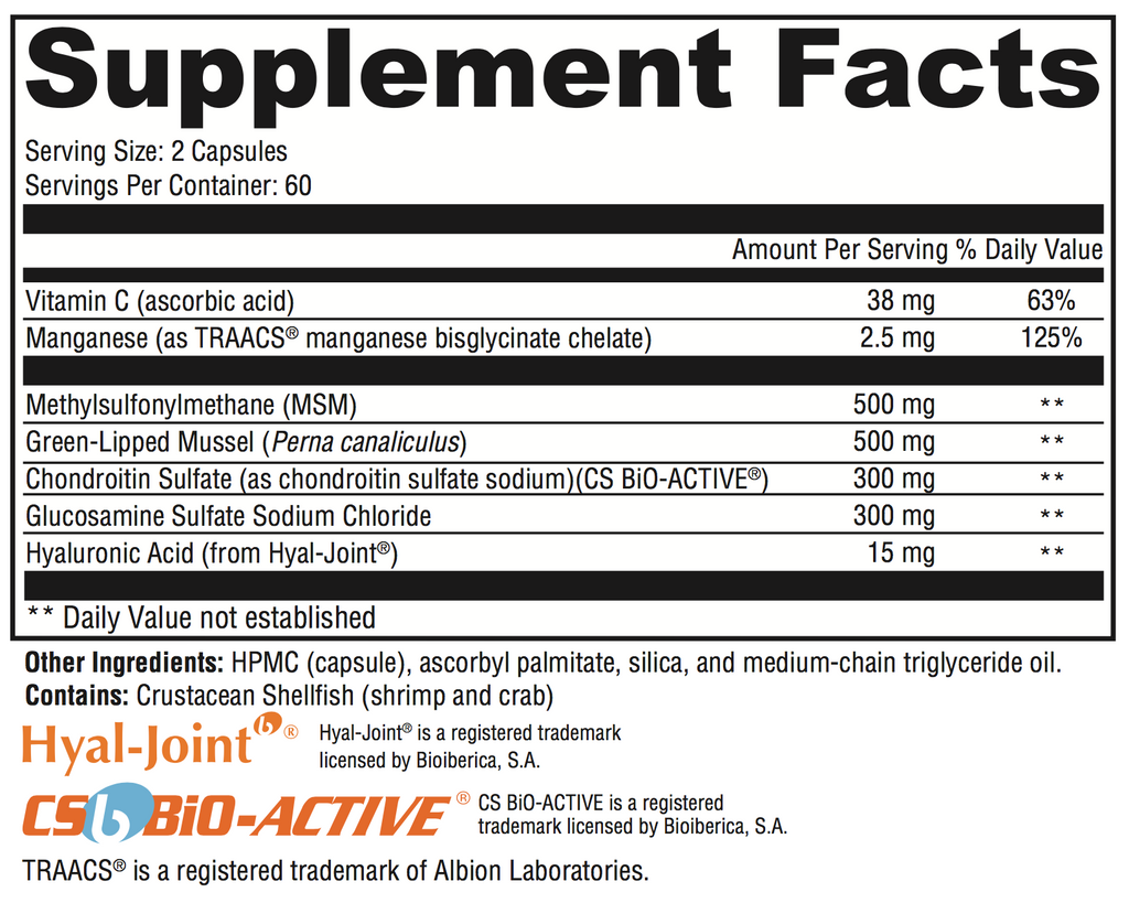 No. 15 Joint Relief Vitamins / 120 caps – Dr. C Vitamins