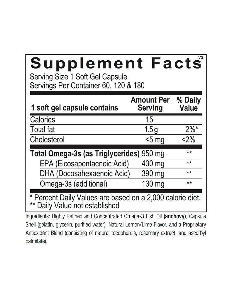 Superior Omega 3 Vitamins / 60 soft gels – Dr. C Vitamins